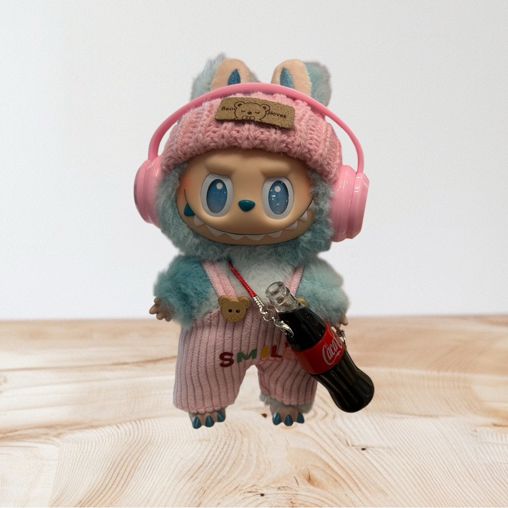 Cute coke outfit for Labubu doll - Gem